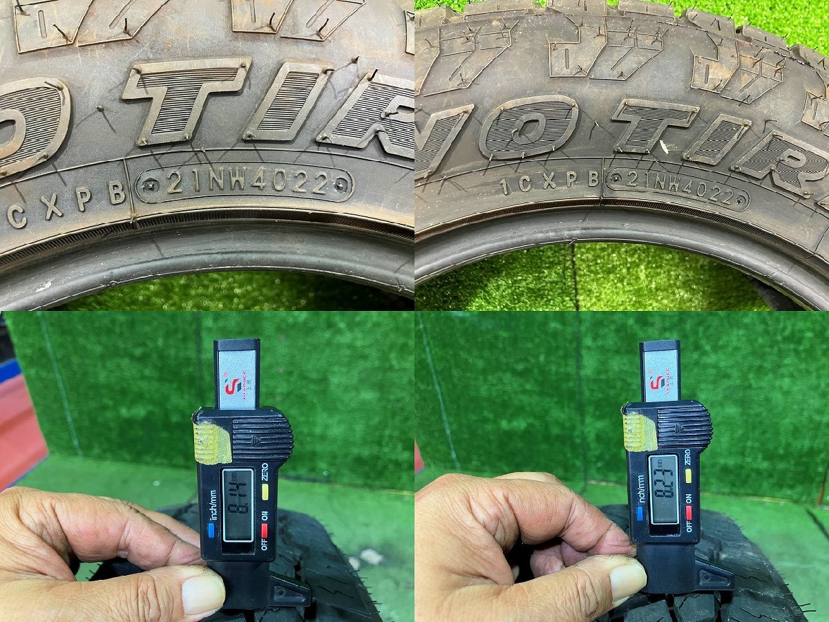 Yahoo!オークション - Y管理78849 ジムニー JA11V 外し】中古 タイヤ 2...