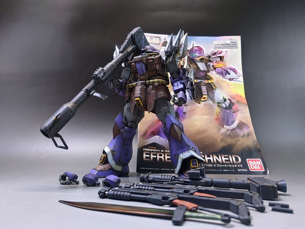Yahoo!オークション - RE 1/100 MS-08TX/S イフリート・シュナイド ジ...