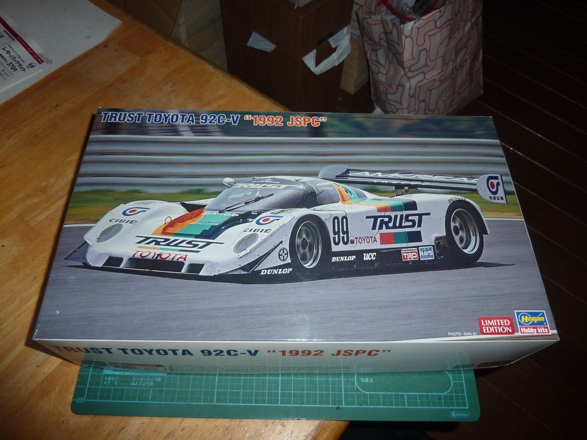 Yahoo!オークション - 1/24 トラスト トヨタ 92C-V 1992 JSPC ハセガワ...