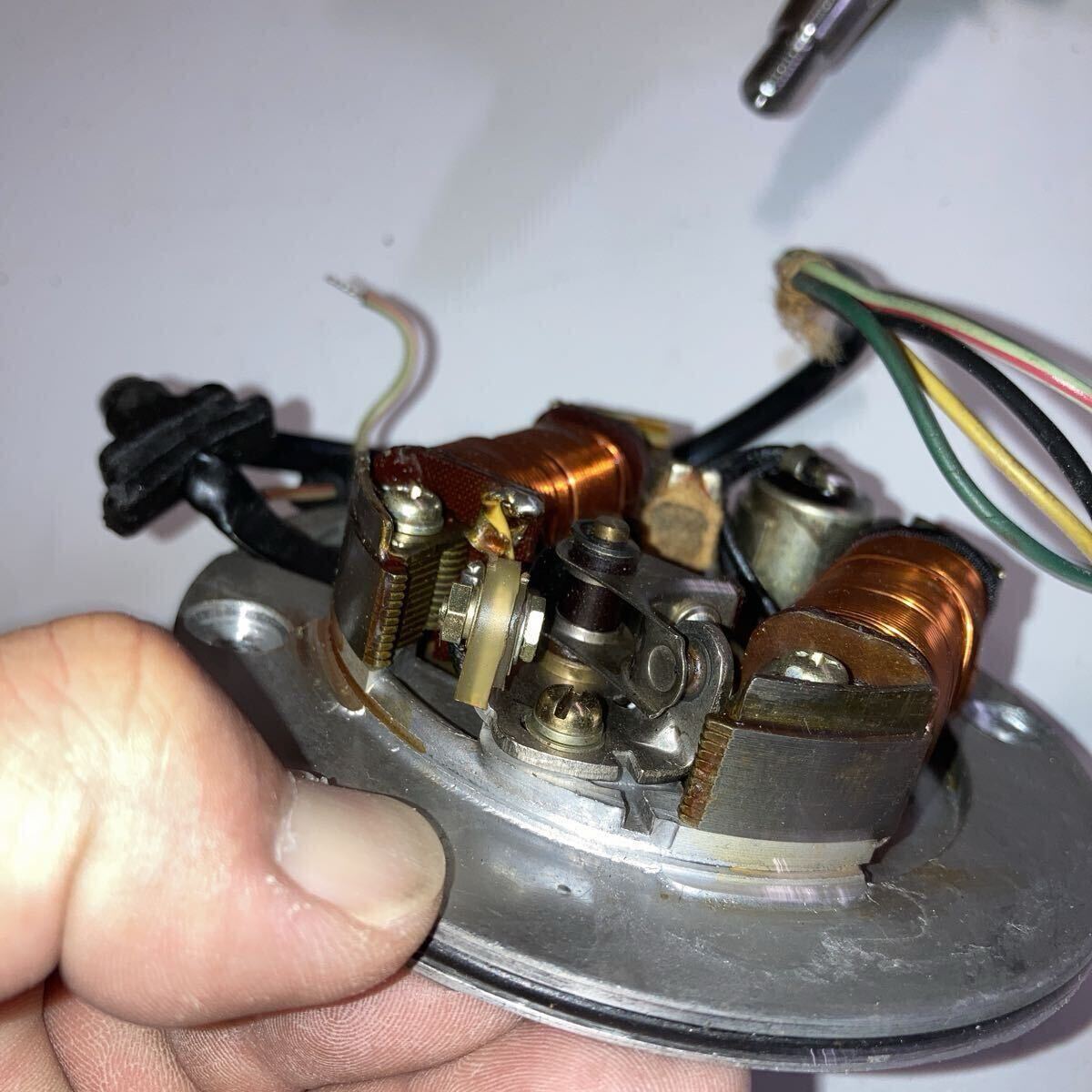 Yahoo!オークション - 自動進角ジェネレータ 希少 6v Sクランク モンキ...