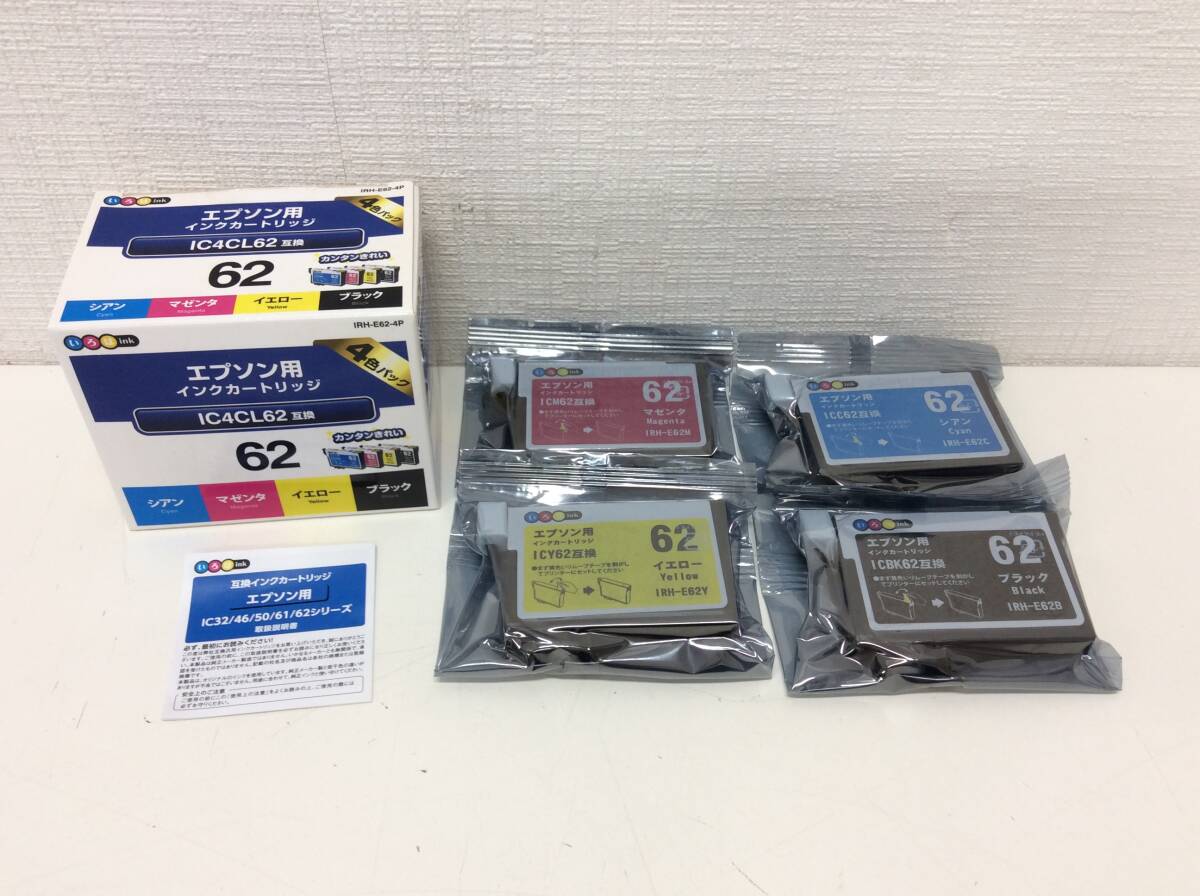 Yahoo!オークション - 3388 互換インク エプソン用 EPSON IC4CL62 4色...