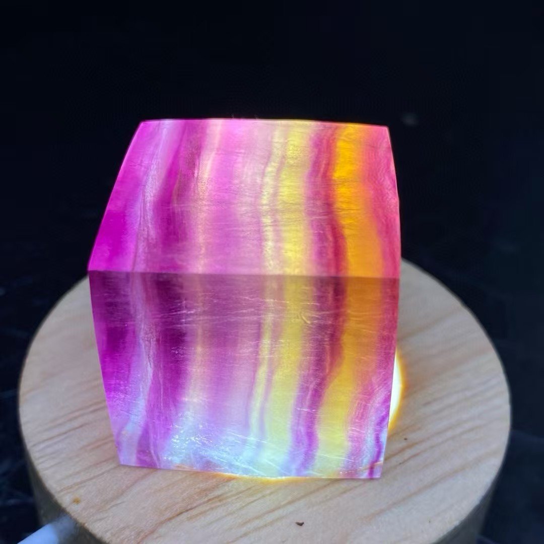 Yahoo!オークション - 【限定品】AAAAAA級天然レインボーフローライト(...