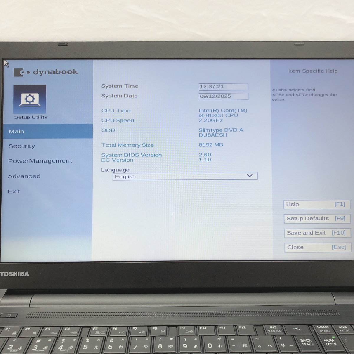 Yahoo!オークション - 【ジャンク】TOSHIBA dynabook B65/DN PB6DNYB41...