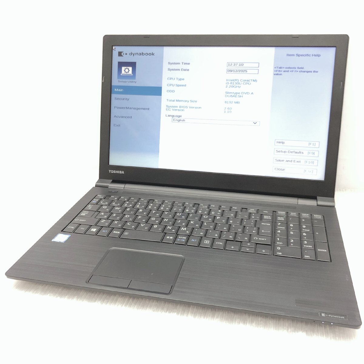 Yahoo!オークション - 【ジャンク】TOSHIBA dynabook B65/DN PB6DNYB41...