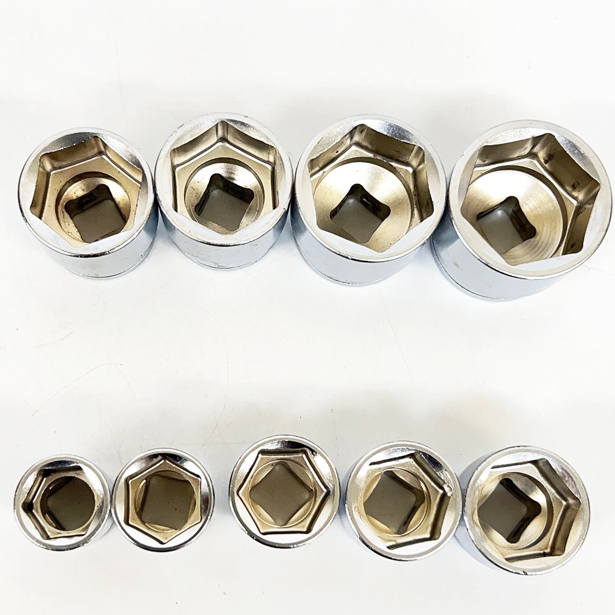 Yahoo!オークション - KTC 12.7sq.ソケット(六角) ×9点 B4-17 / 19