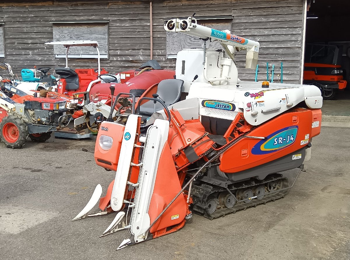 Yahoo!オークション - （石川）クボタ コンバイン SR-J4-DLW 12馬力 31...