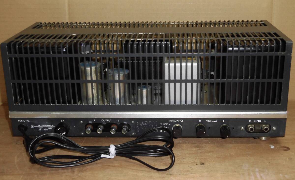 Yahoo!オークション - LUX・MQ-60ステレオアンプ 整備調整済み 動作品