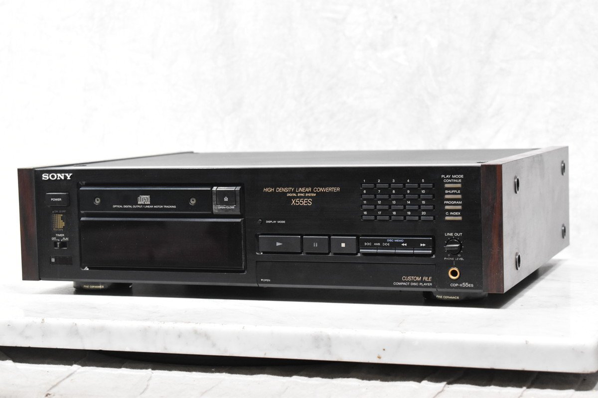 Yahoo!オークション - 【J】SONY CDP-X55ES CDプレイヤー ソニー 31323...