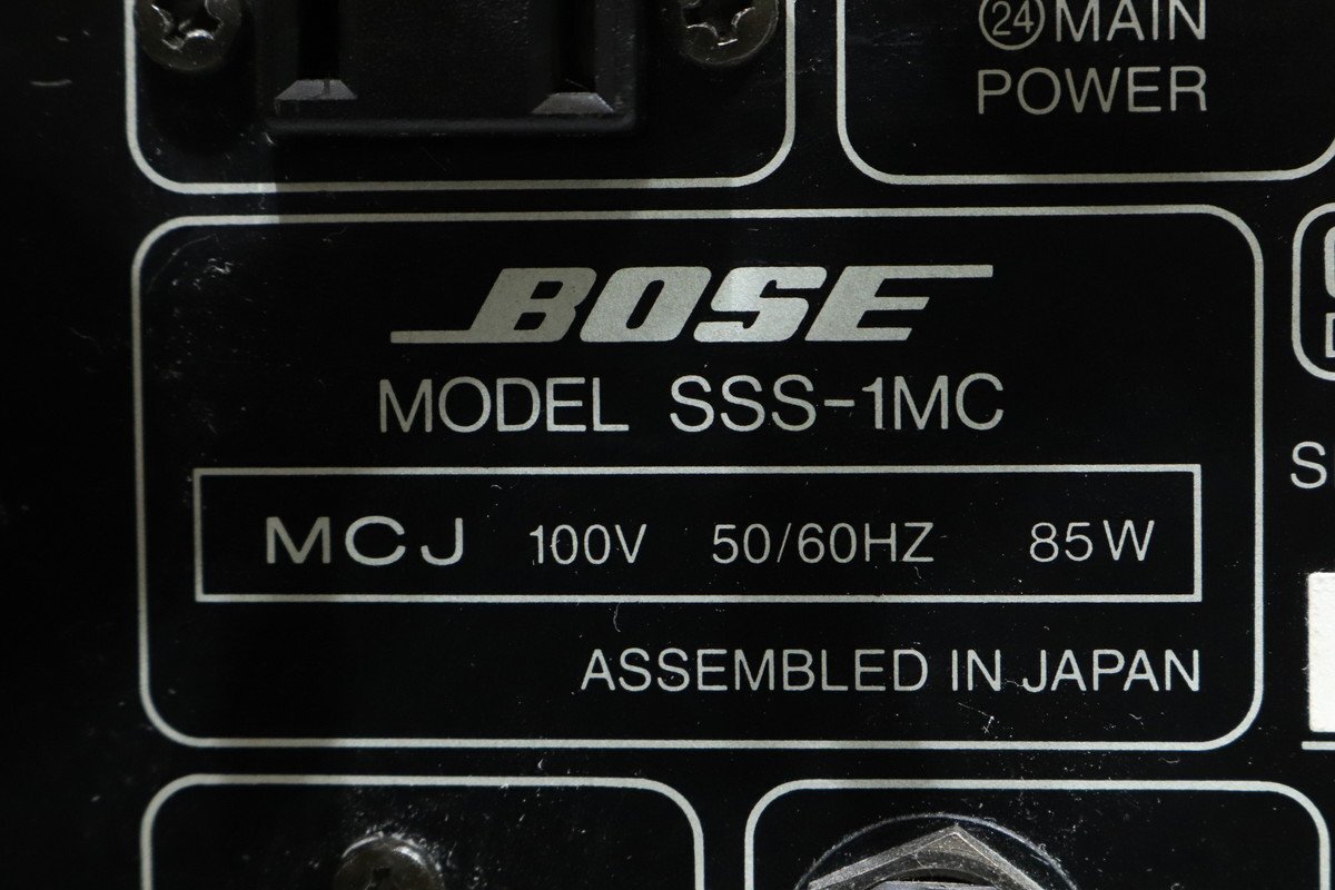 Yahoo!オークション - 【G】BOSE SSS-1MC/SSS-ISP/SBC-1 サウンドシス...