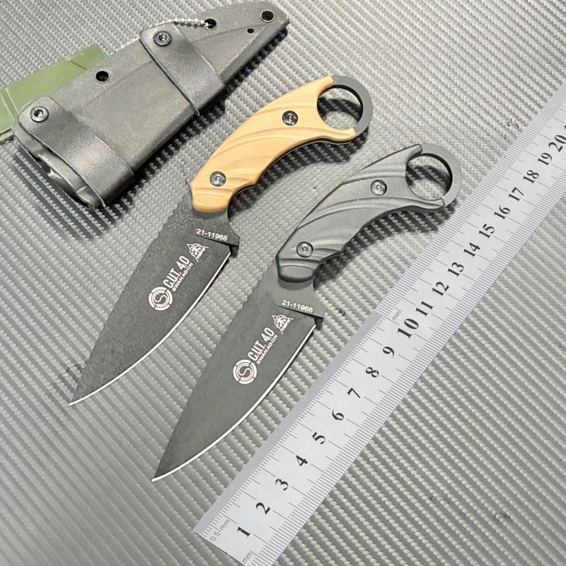 Yahoo!オークション - TOPS CUT40 サバイバルナイフ ケース付き ハイキ...