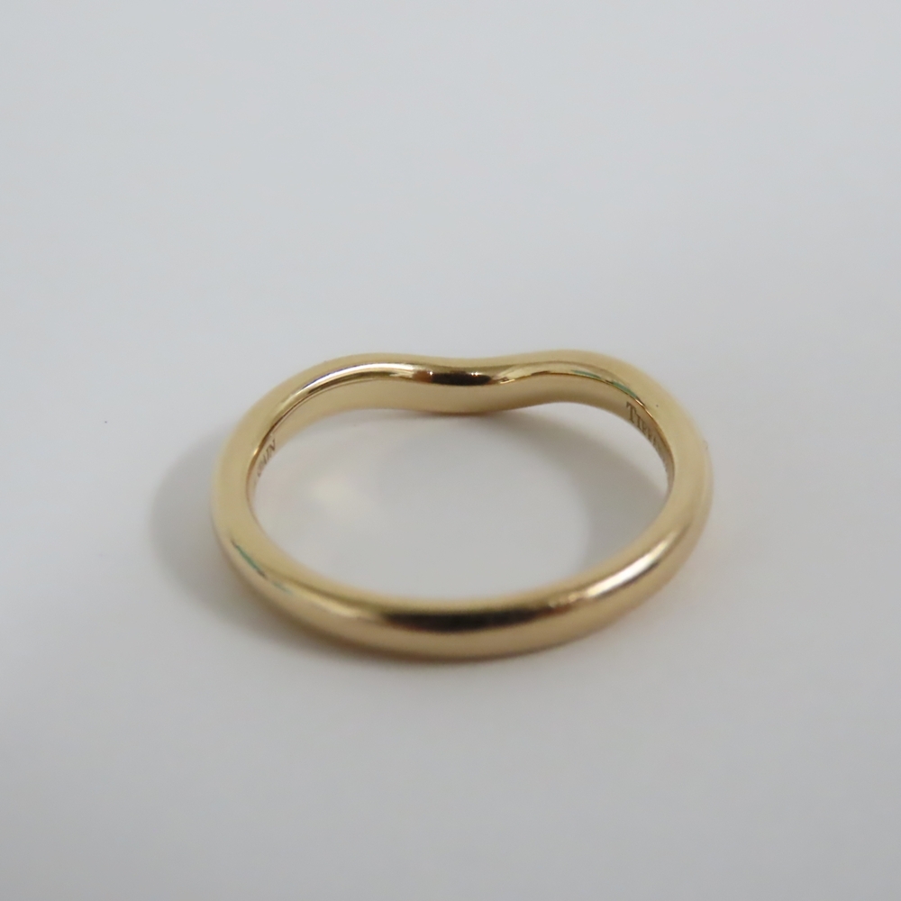 Yahoo!オークション - Ts802051 ティファニー リング・指輪 カーブドバ...