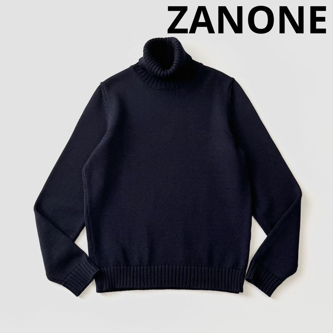 Yahoo!オークション - ZANONE ザノーネ 5ゲージ タートルネック ウール...