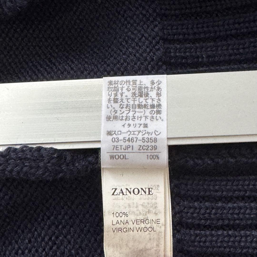 Yahoo!オークション - ZANONE ザノーネ 5ゲージ タートルネック ウール...