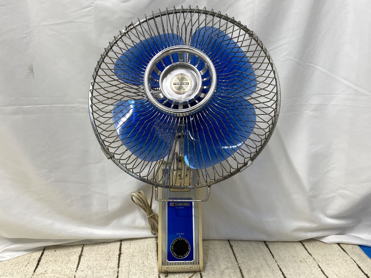 Yahoo!オークション - 【R705】希少 昭和レトロ 東芝 扇風機【W-30SH】...