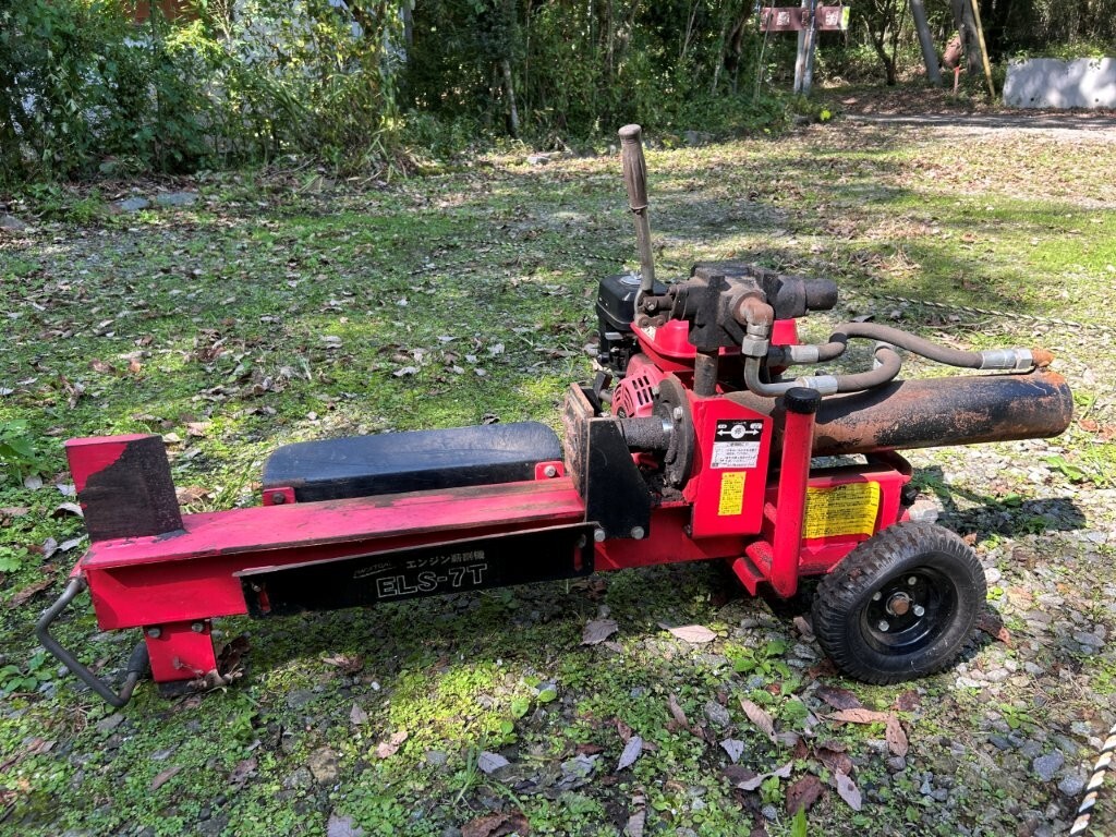 Yahoo!オークション - エンジン薪割り機 ELS－7T 中古 （引取限定 栃木...