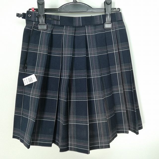 Yahoo!オークション - 1円 スクールスカート 夏物 w63-丈45 チェック ...