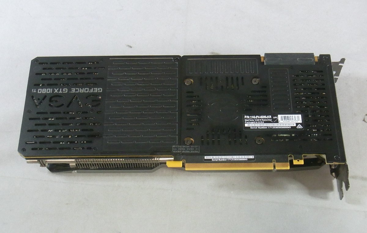 Yahoo!オークション - B47161 O-07161 EVGA GeForce GTX1080Ti 11G-P4-...