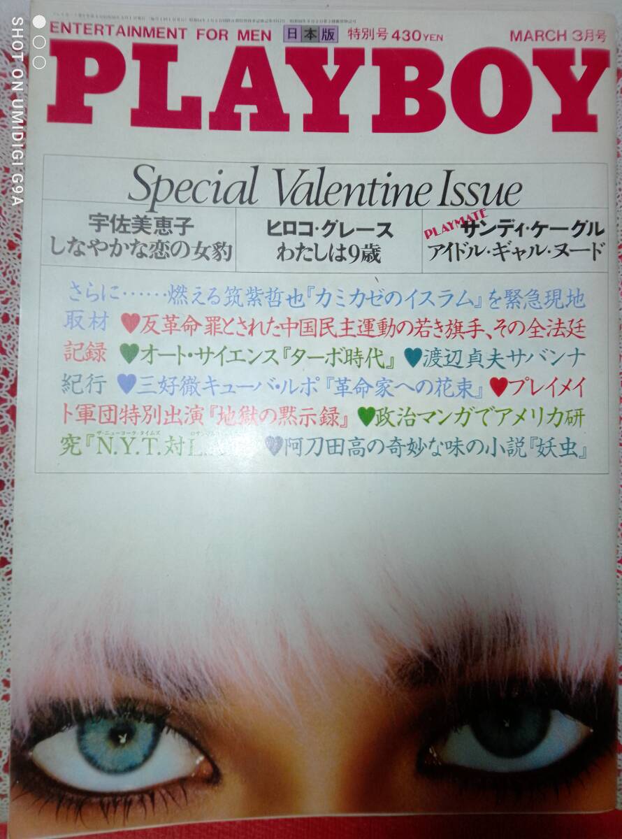 Yahoo!オークション - PLAYBOY(日本版)プレイボーイ 1980年3月号 阿久...