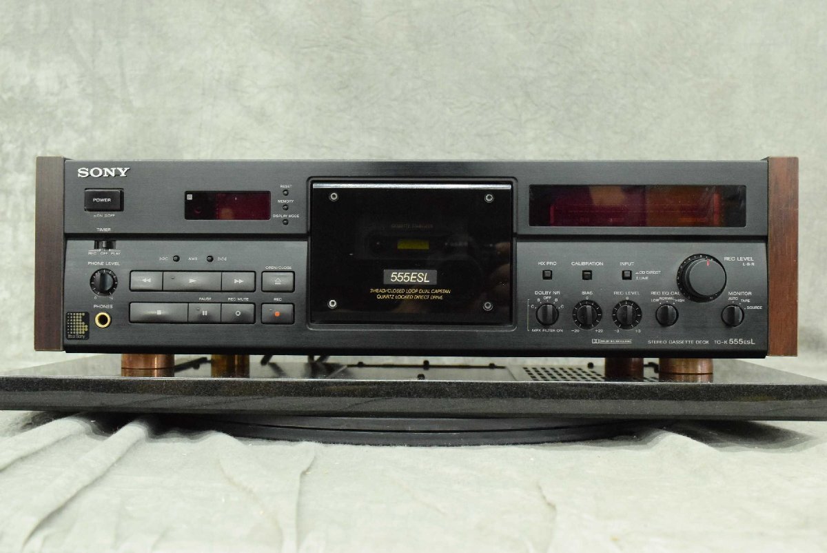Yahoo!オークション - 【J】SONY TC-K555ESL カセットデッキ ソニー 22...