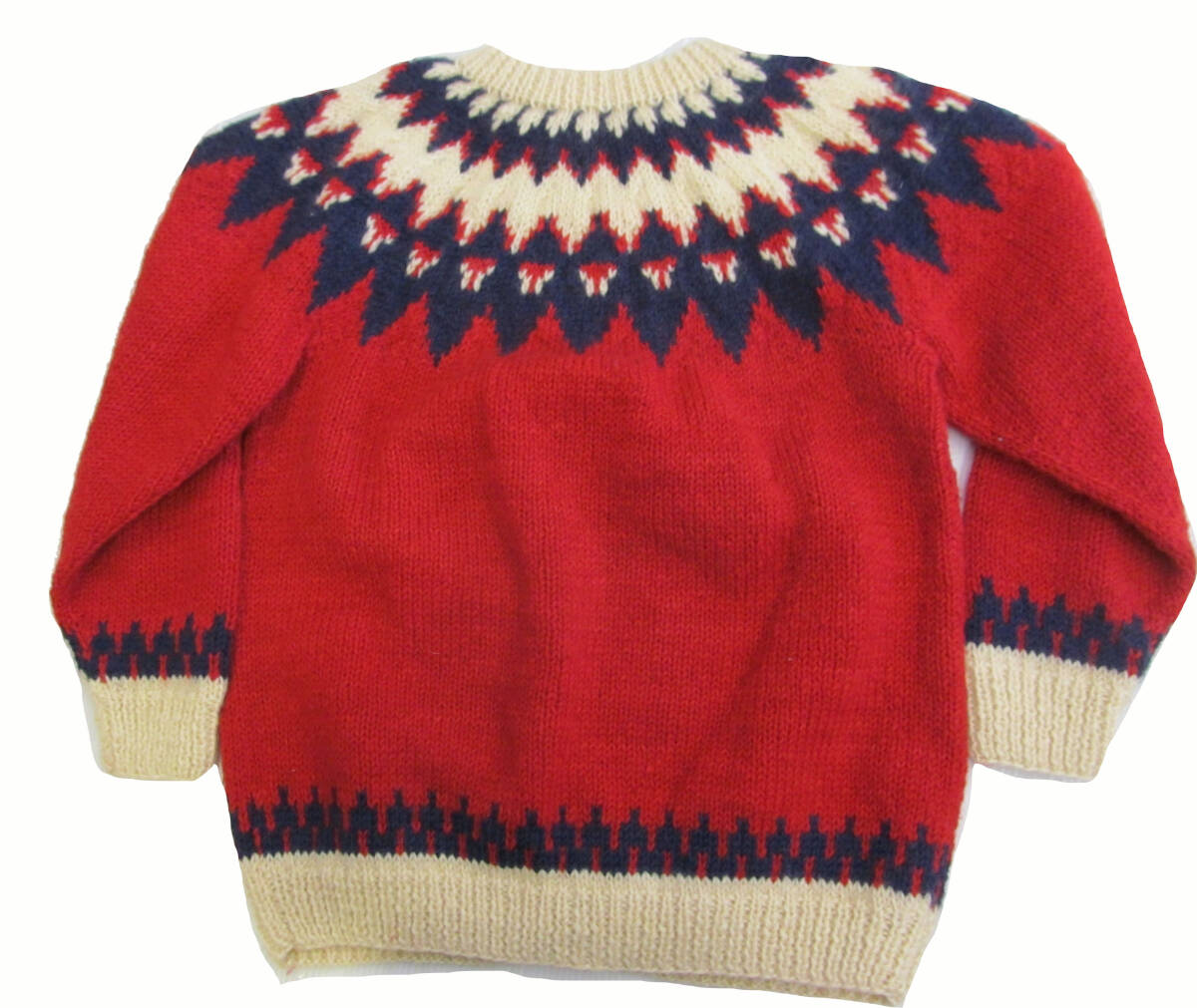 Yahoo!オークション - BIG TREE ウール100％ ノルディック柄 カウチン...