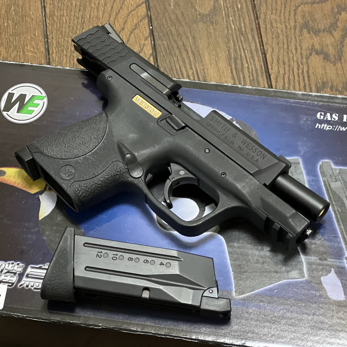 Yahoo!オークション - 【リアル刻印】WE S&W M&P9c/M&P9 Compact