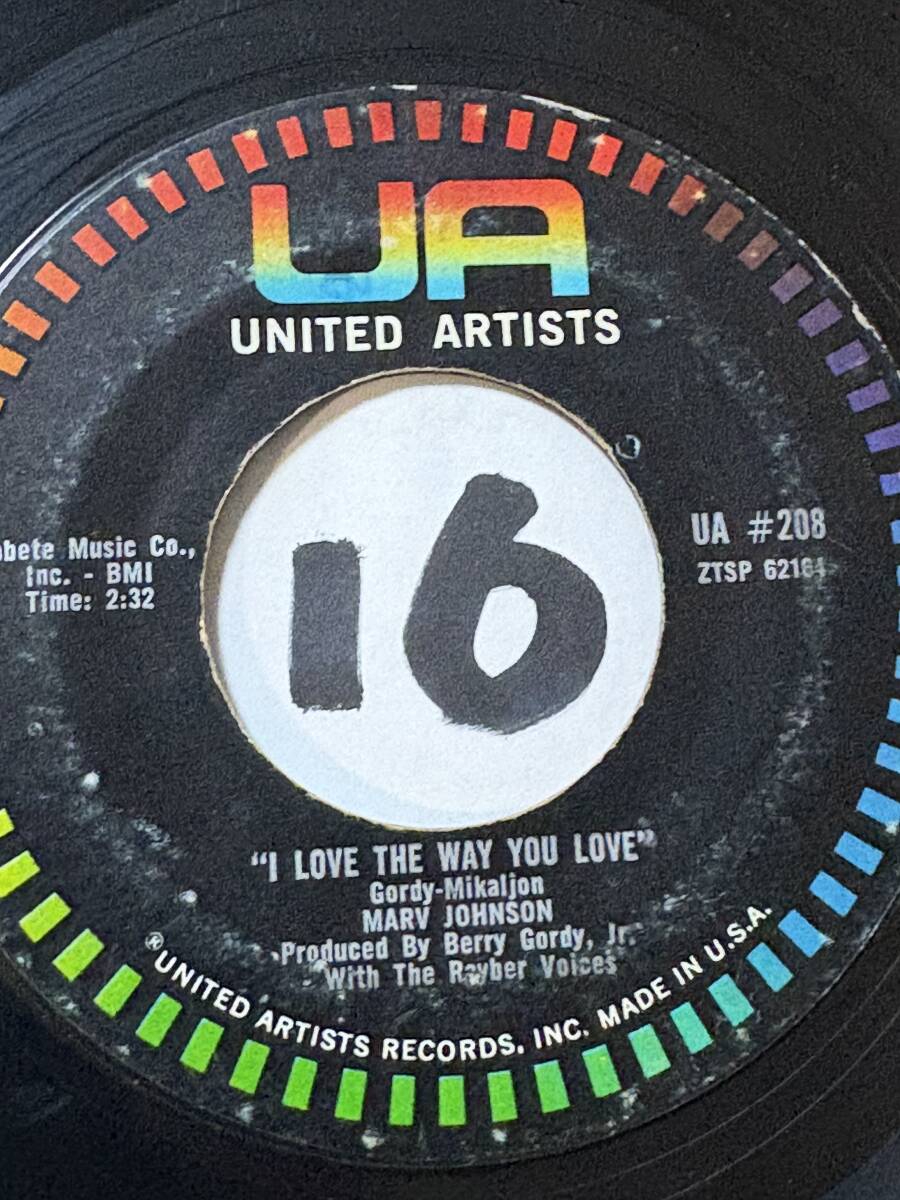 Yahoo!オークション - 試聴 MARV JOHNSON I LOVE THE WAY YOU LOVE 両...