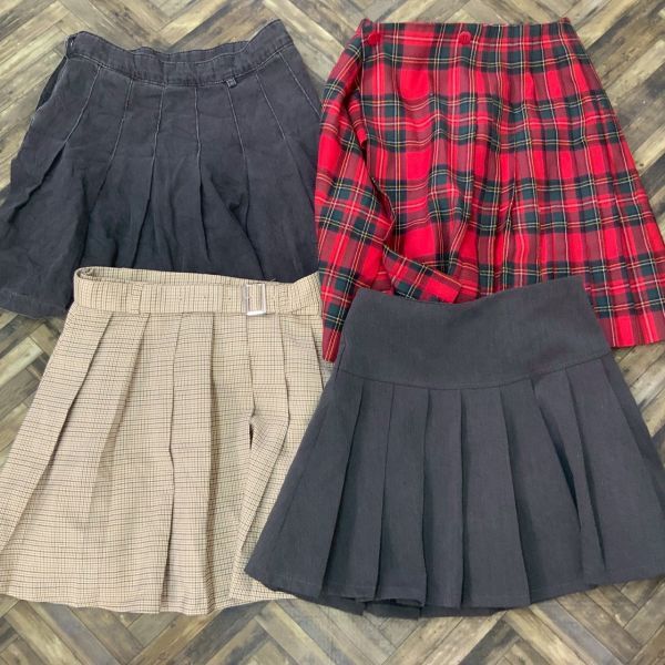 Yahoo!オークション - 【A279】スカート16点まとめ フレア チェック プ...