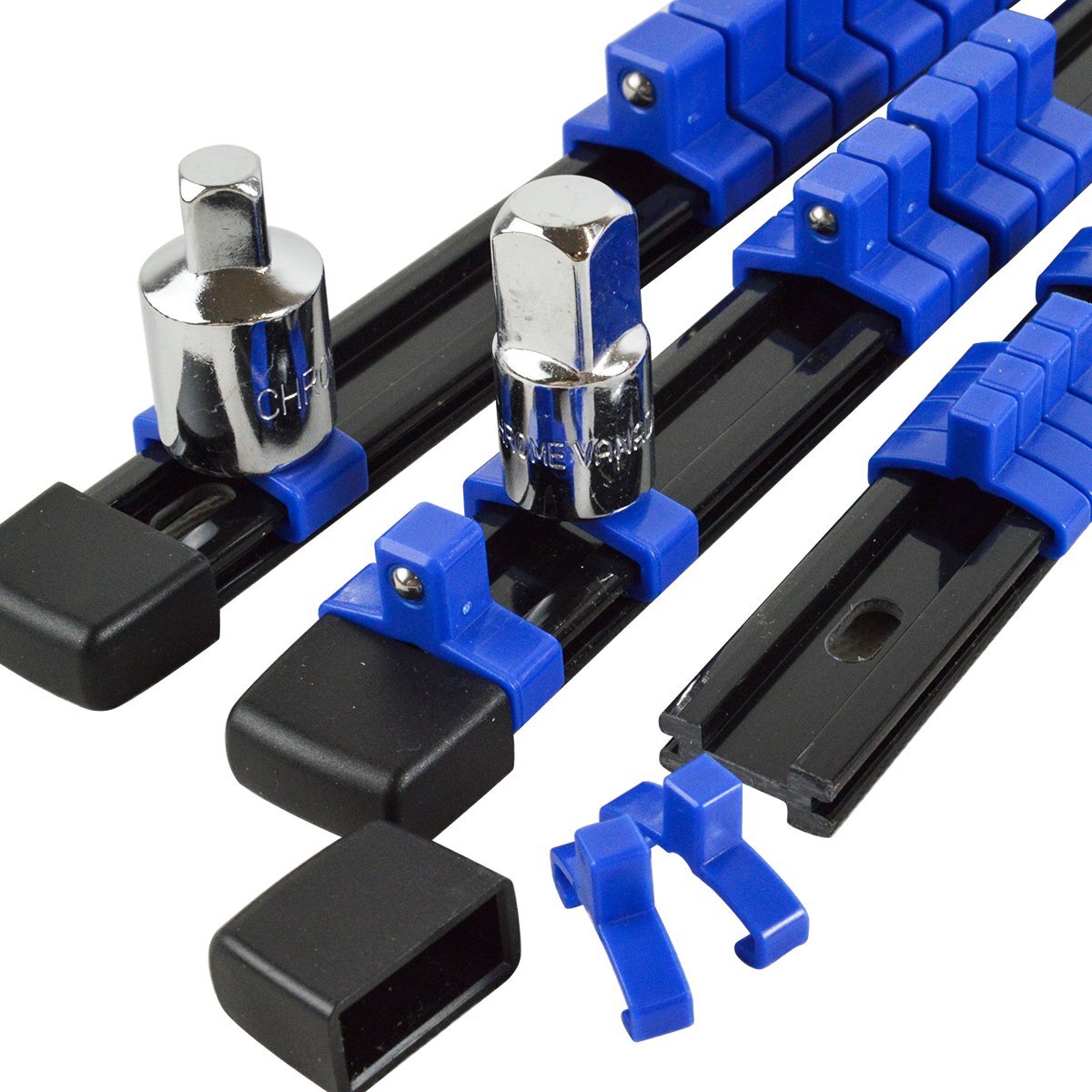 Yahoo!オークション - ソケットホルダー 1/2 1/4 3/8 赤 青 各1本 合計...