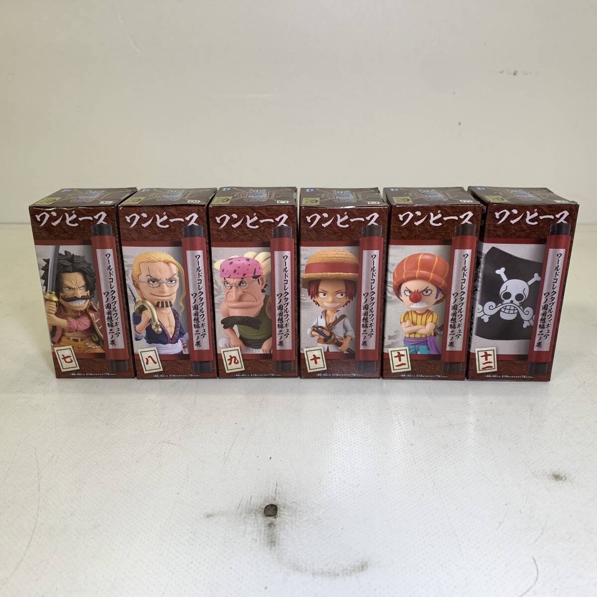 07w41683 1円~ ワンピース ワールドコレクタブルフィギュア WCF ワノ国 回想編 6種 セット ONEPIECE バギー シャンクス 品(その他)｜売買されたオークション情報 ...