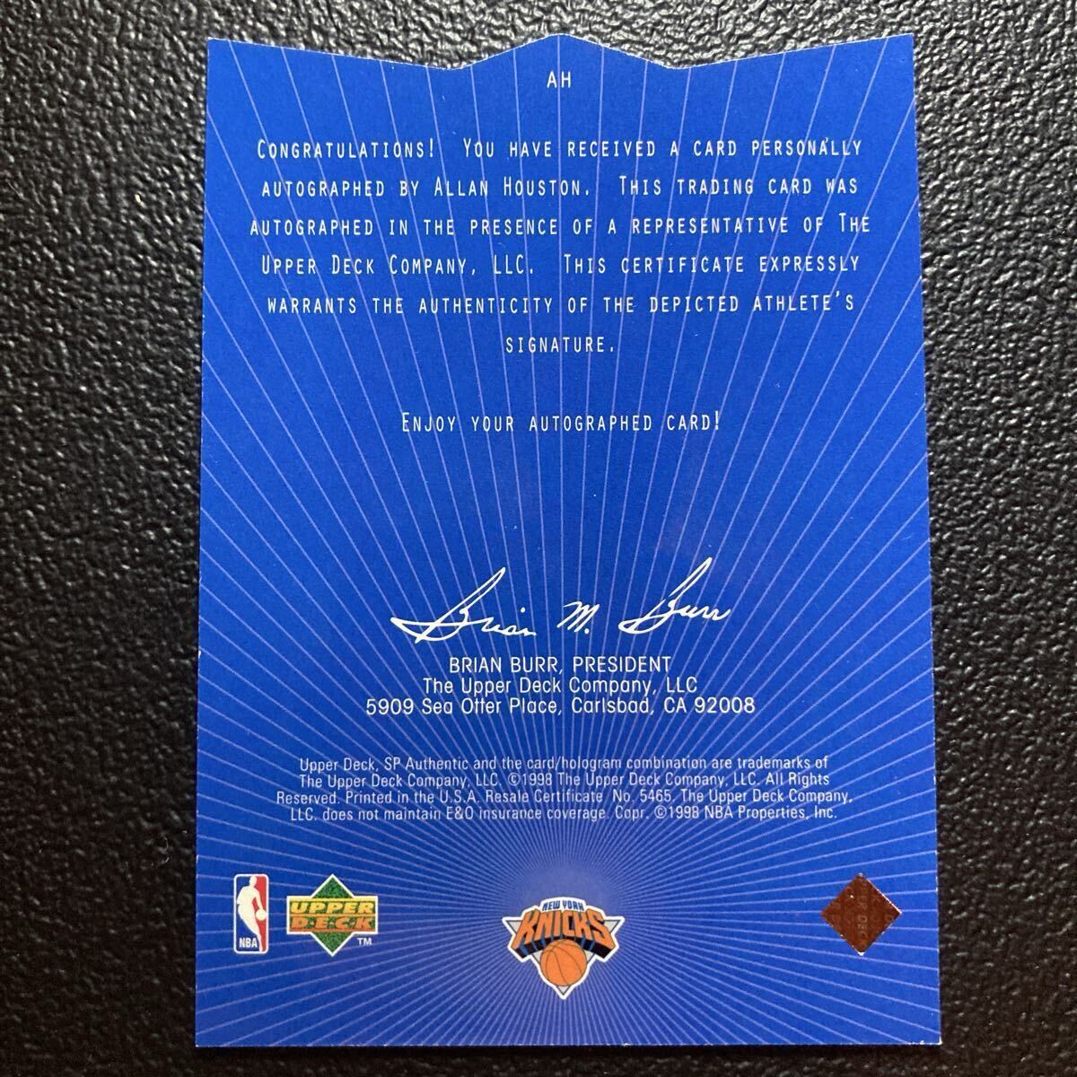 1997-1998 Upper Deck Sign of the Times Allan Houston Auto(Upper Deck)｜売買されたオークション情報、yahooの商品情報を ...