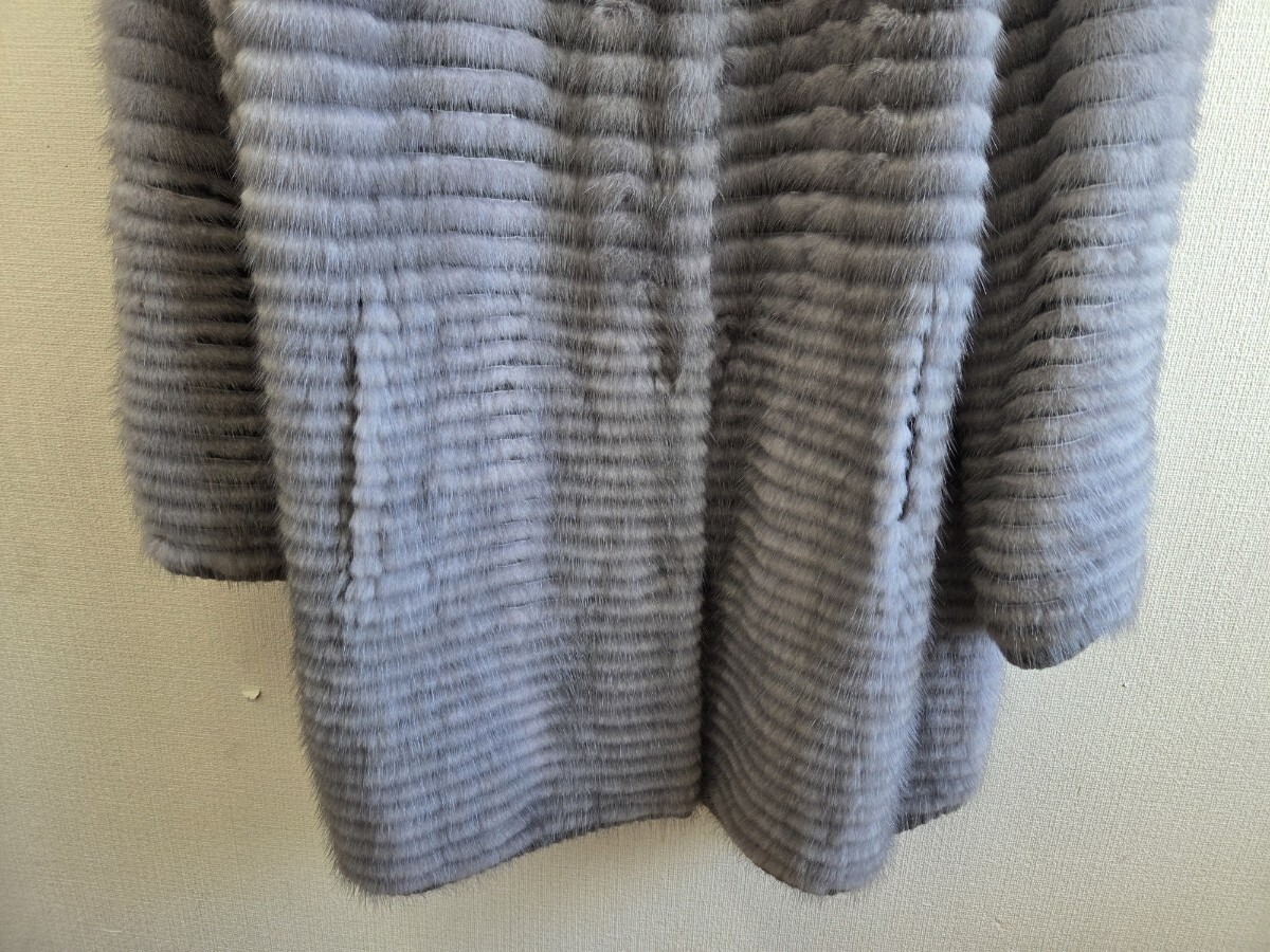 Yahoo!オークション - 最高級毛皮 極美品 MINK ミンク ハーフコート 染...