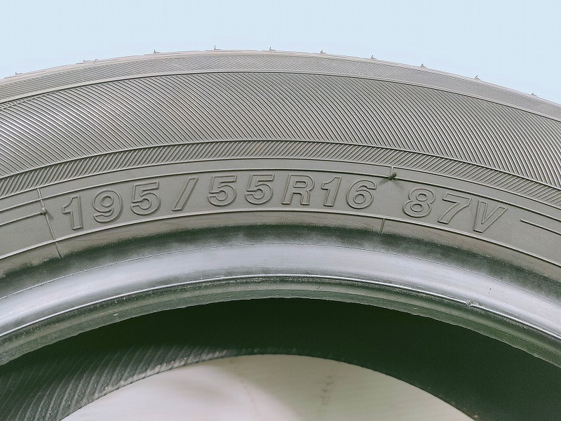Yahoo!オークション - ヨコハマ BluEarth 195/55R16 87V 7.5~8分山 202...