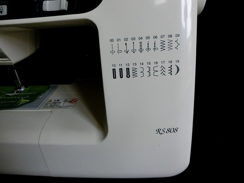 Yahoo!オークション - 一律送料有 JANOME RS808 MODEL808 ケース付 ジ...