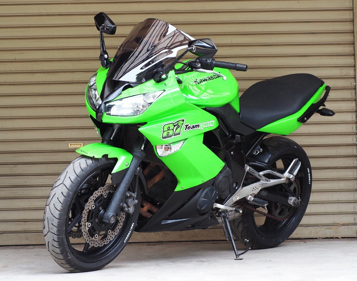 Yahoo!オークション - 実働 ローン可 Ninja400R 2011年 ER400B 栃木 Ka...