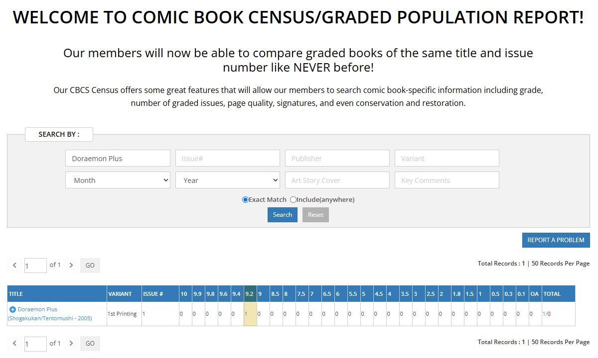 【樂淘letao】日本代購代標第一品牌－[ 希少 BGS鑑定 9.2 トップグレード ] ドラえもん Plus 1巻 初版 2005年発行 小学館 藤子不二雄 CBCS