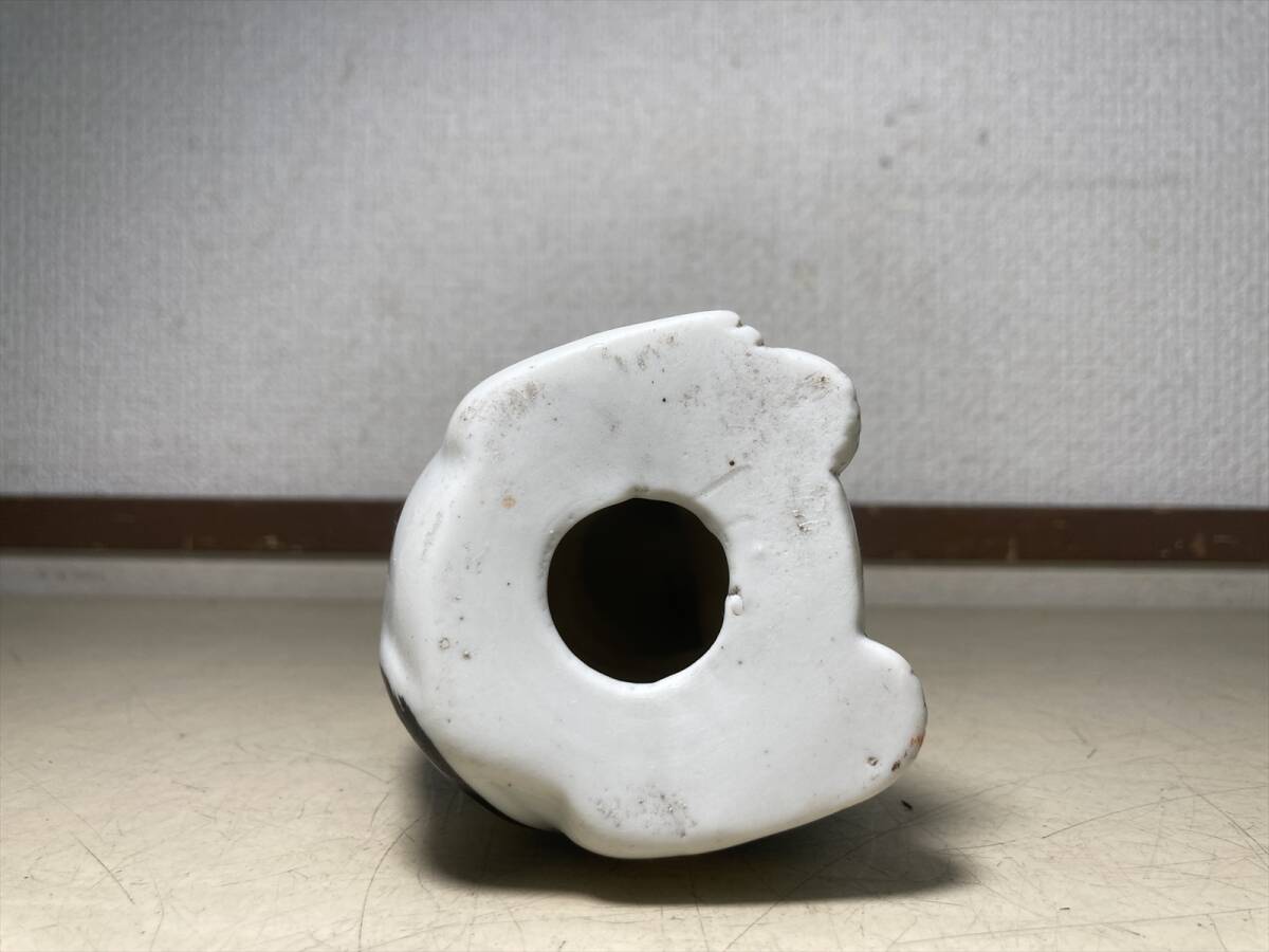 Yahoo!オークション - 京都6 招き猫 三毛猫 九谷焼 陶器人形 高さ 約16...