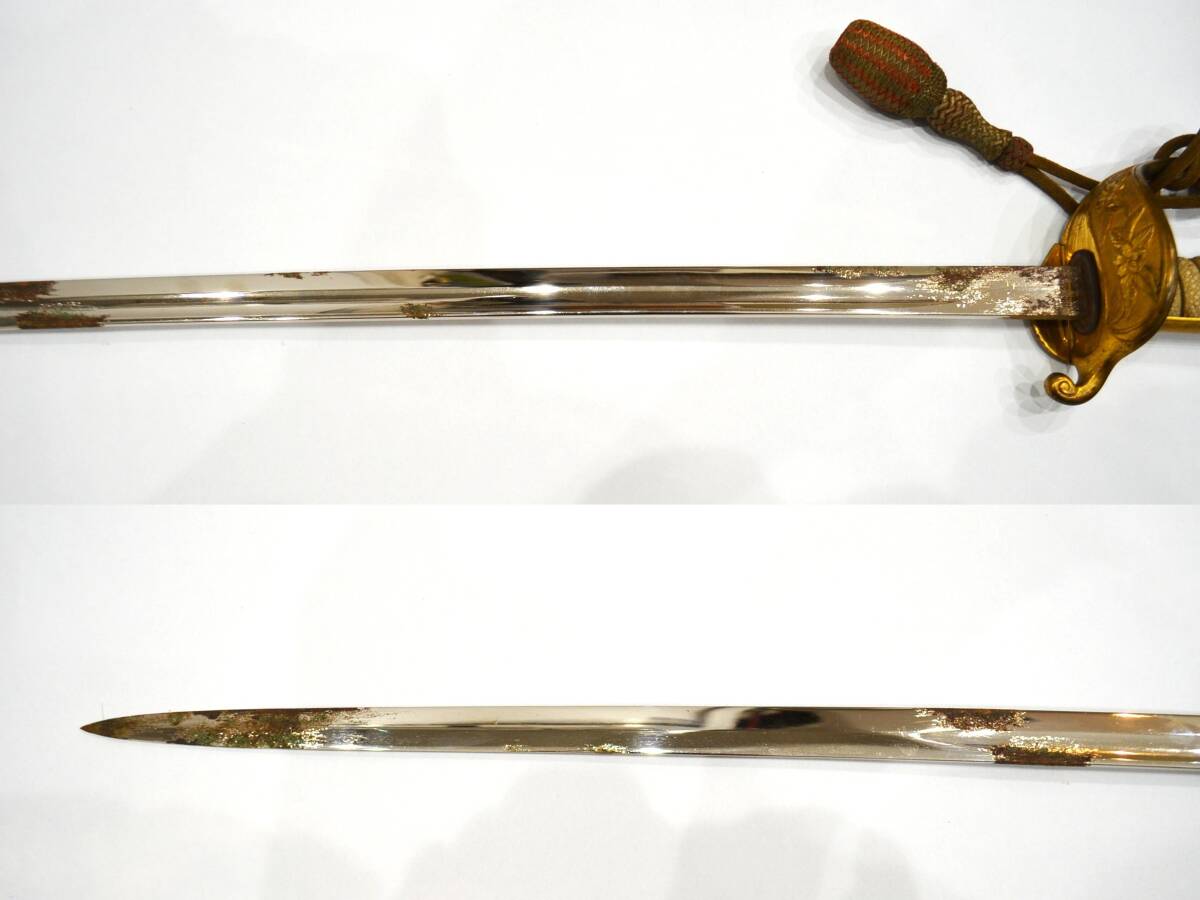 Yahoo!オークション - 19K 指揮刀 儀礼長剣 サーベル 軍刀 模造刀 全体...