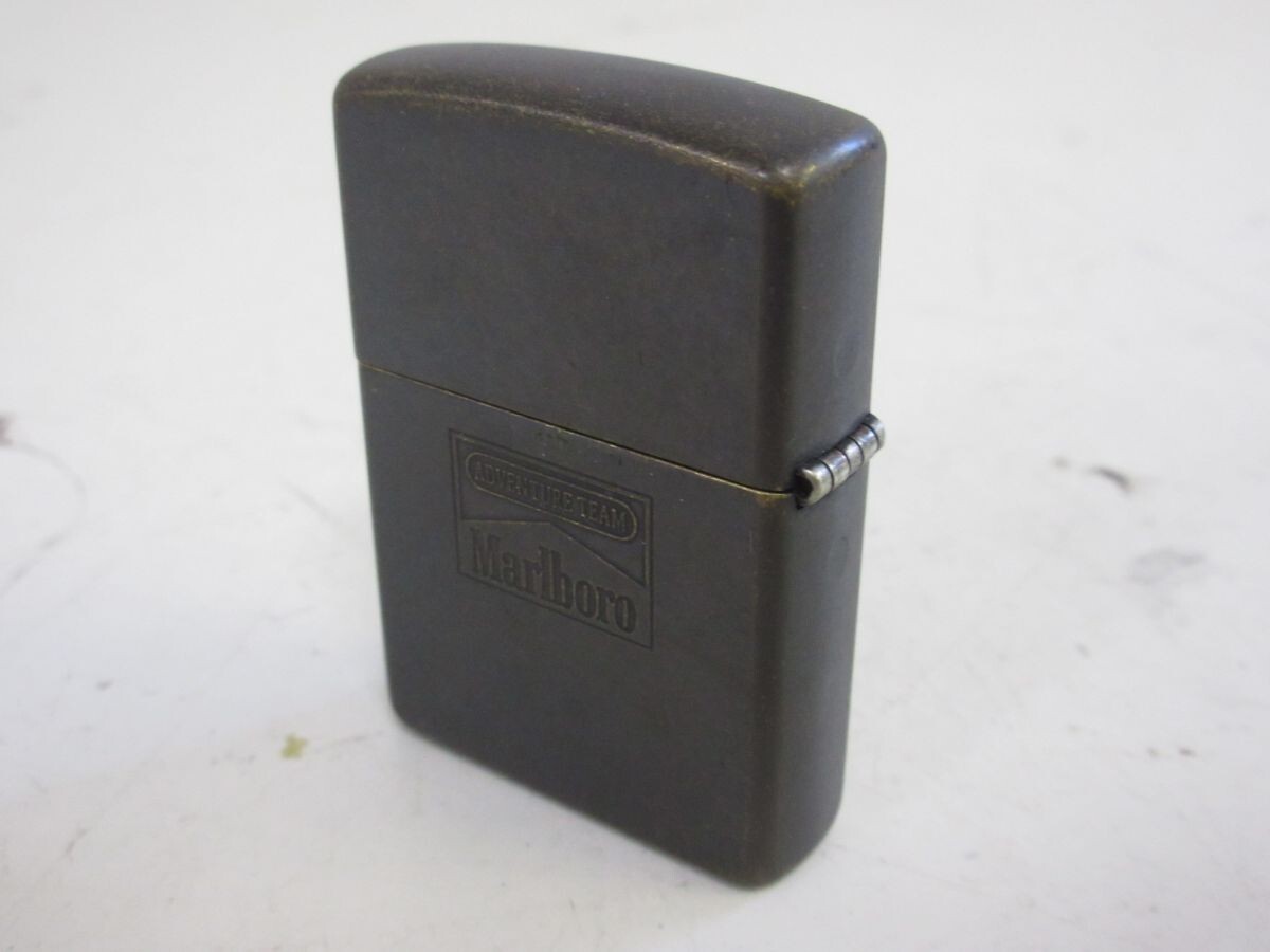 UU553-S3-18047 Zippo ジッポー Marlboro マルボロ コンパス メタル貼り オイルライター 喫煙具 現状品1 (中古)のオークション落札情報