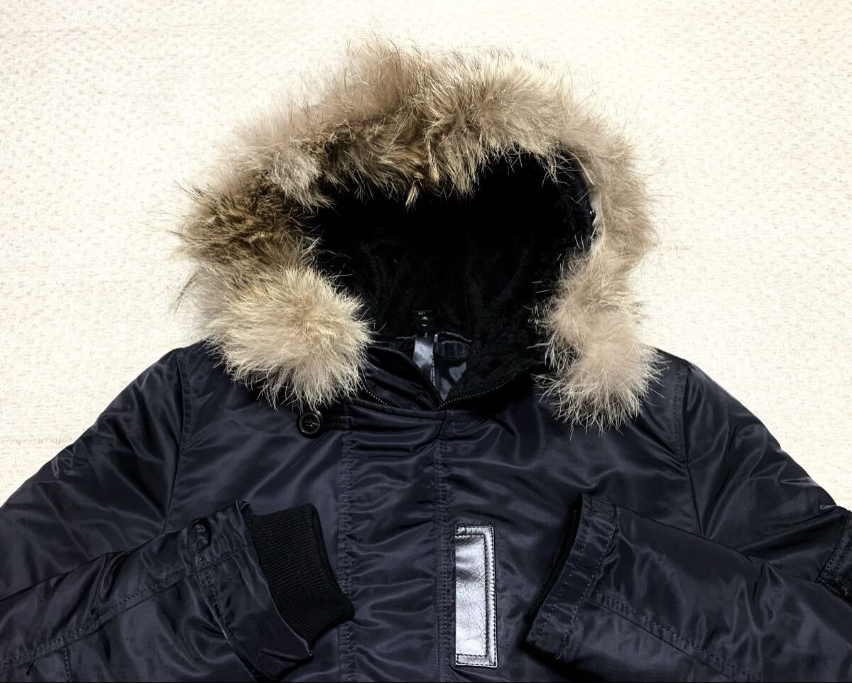 Yahoo!オークション - 極上 wjk.N-3B フライトジャケット L(黒/riri W...