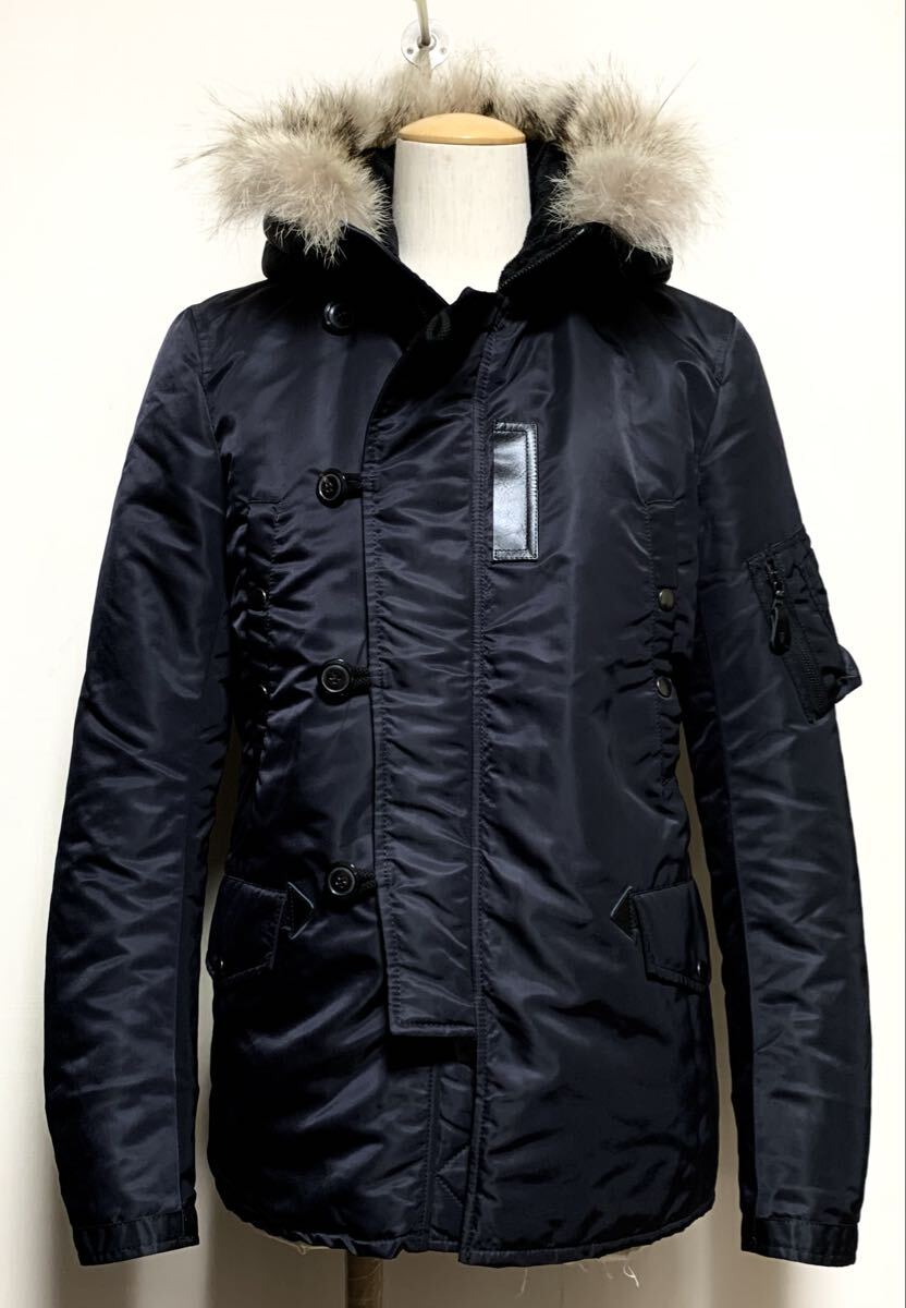 Yahoo!オークション - 極上 wjk.N-3B フライトジャケット L(黒/riri W...