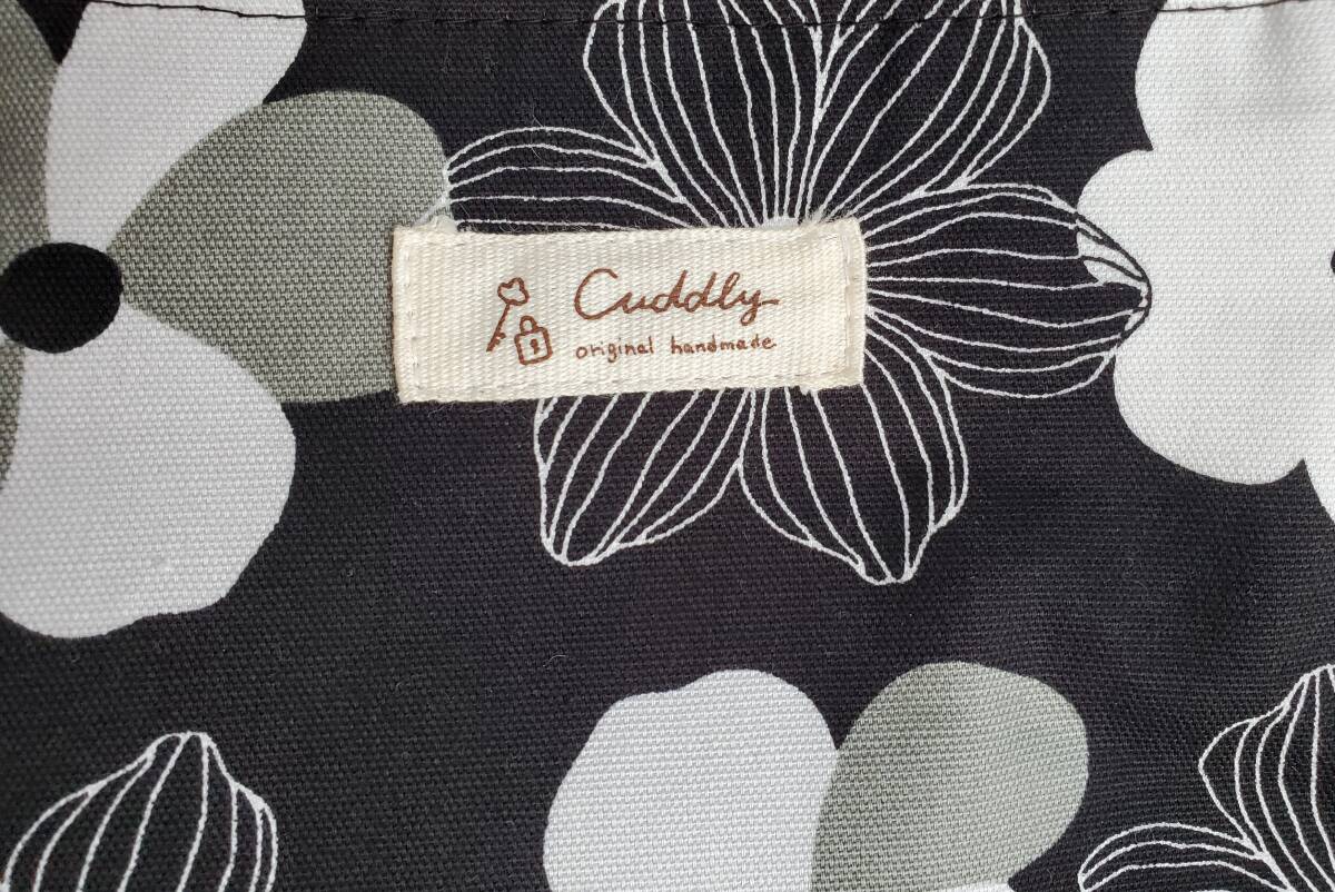 Yahoo!オークション - ハンドメイド コットンリネン モノトーン花柄 ト...