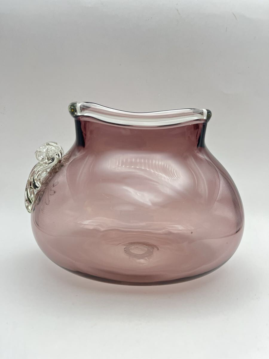 Yahoo!オークション - 船木倭帆 Shizu 吹きガラス フラワーベース 花瓶...