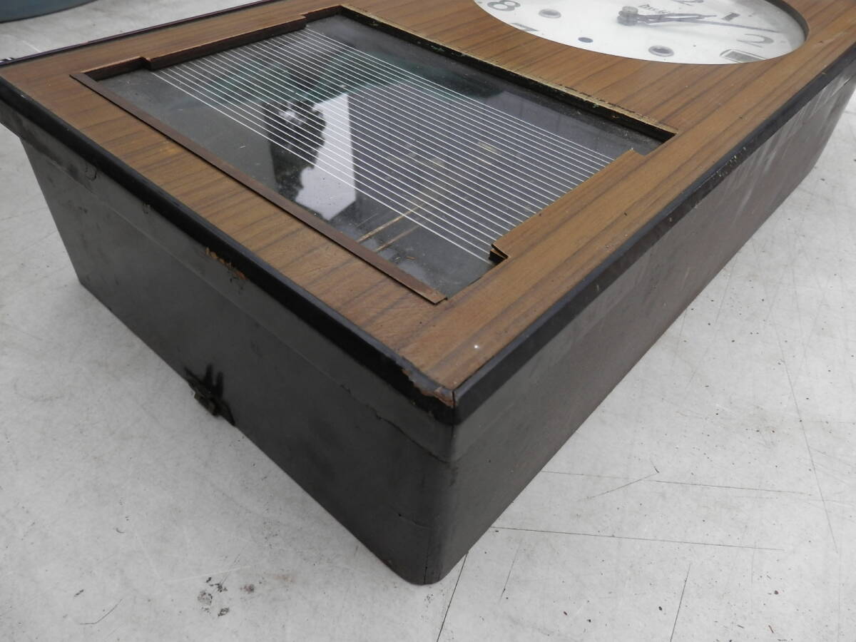 Yahoo!オークション - 明治 meiji 30日巻手巻き式柱時計 30DAY 宮型 振...