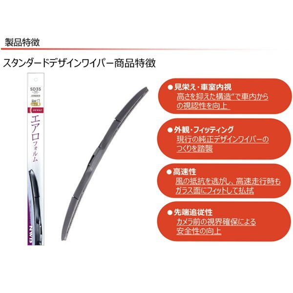 Yahoo!オークション - NWB スタンダードデザインワイパー SD43 SD43 ト...