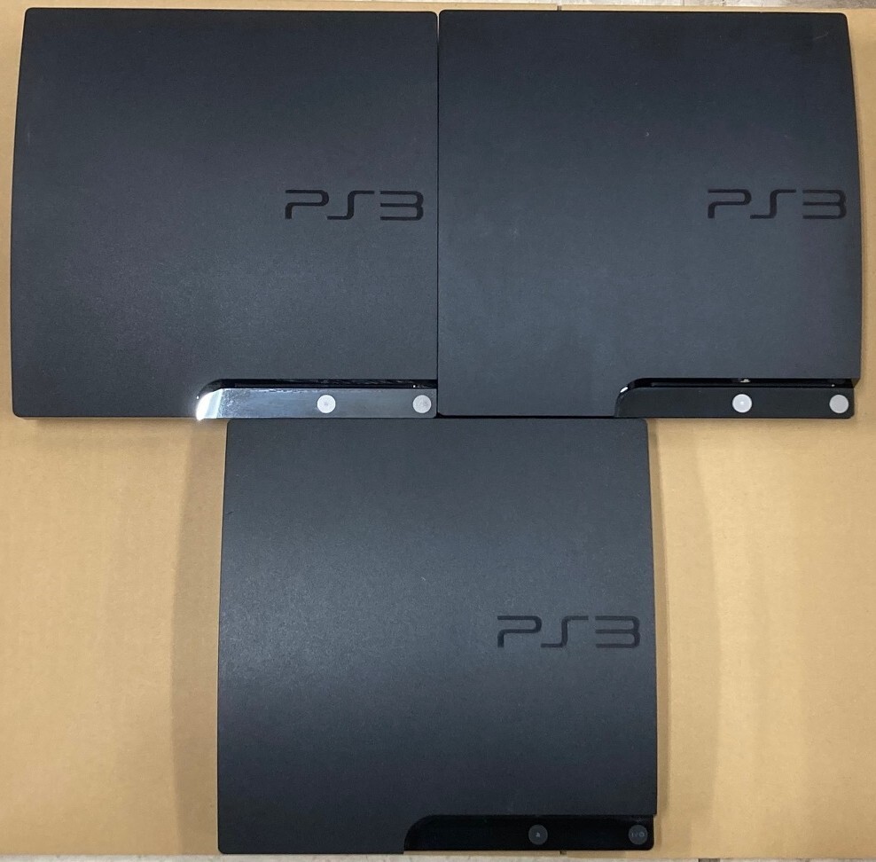 Y1061 ジャンク Sony PlayStation PS3 本体 3台まとめて CECH-2000A CECH-2500B CECH-3000A 通電OK 初期化済(PS3本体)｜売買され ...