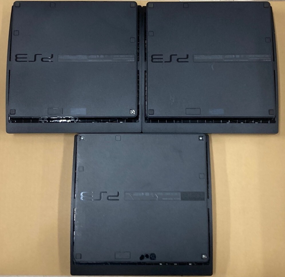 Y1061 ジャンク Sony PlayStation PS3 本体 3台まとめて CECH-2000A CECH-2500B CECH-3000A 通電OK 初期化済(PS3本体)｜売買され ...