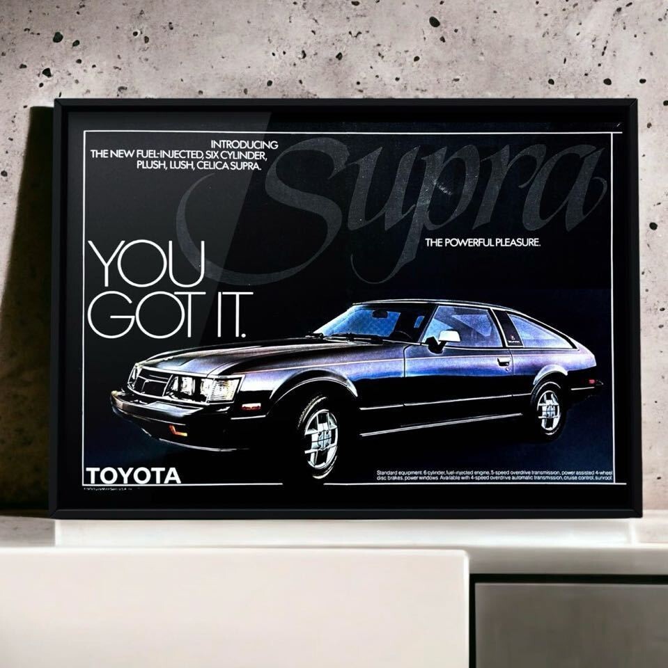 Yahoo!オークション - 当時物 広告 Supra TOYOTA USA / Gen 2800GT CEL...