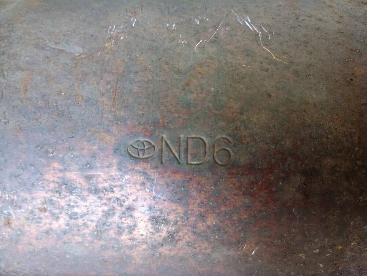 Yahoo!オークション - トヨタ 刻印 ND6 CF8 触媒 2本セット ロジウム ...