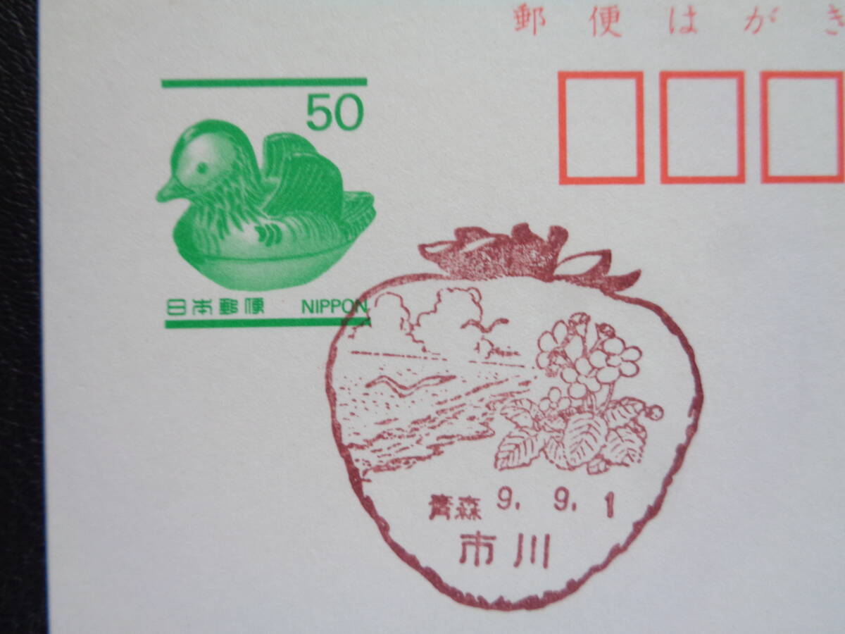 Yahoo!オークション - 鴛鴦はがき 初日印/風景印 北海道・新旭川/H9.9....