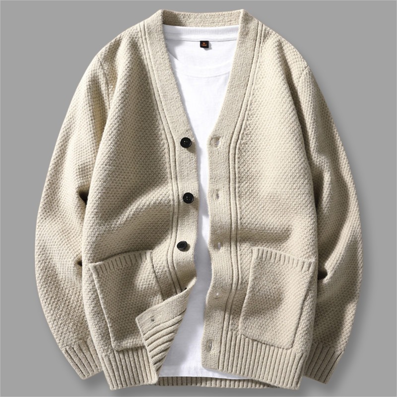 Yahoo!オークション - 新品DEENXINWA カーディガン ウール混 ニット セ...